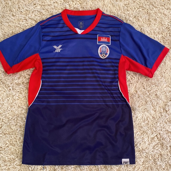 FBT | Shirts | Fbt Ffc Cambodia National Football Soccer Team Jersey ...